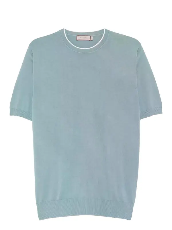 Canali Cotton T-shirt - Blue