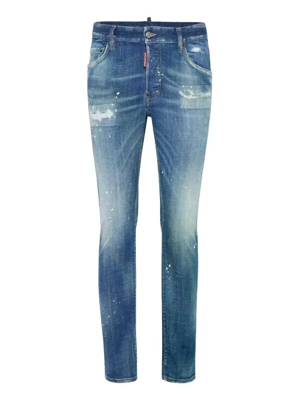 Dsquared2 Stretch-cotton Skinny Jeans - Blue