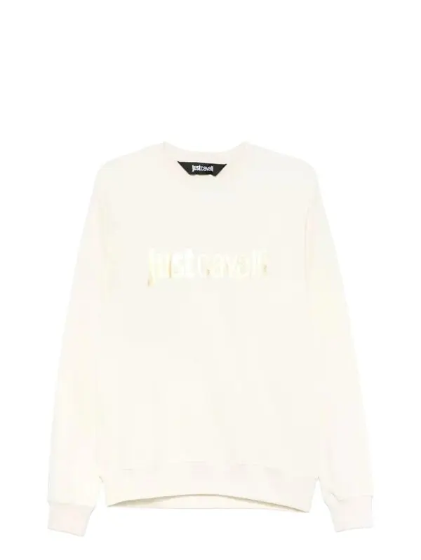 Just Cavalli Logo-print Sweatshirt - Neutrals