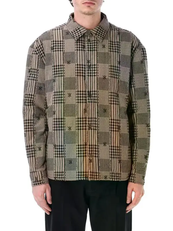 DAILY PAPER Check-patterned Shirt - Grey