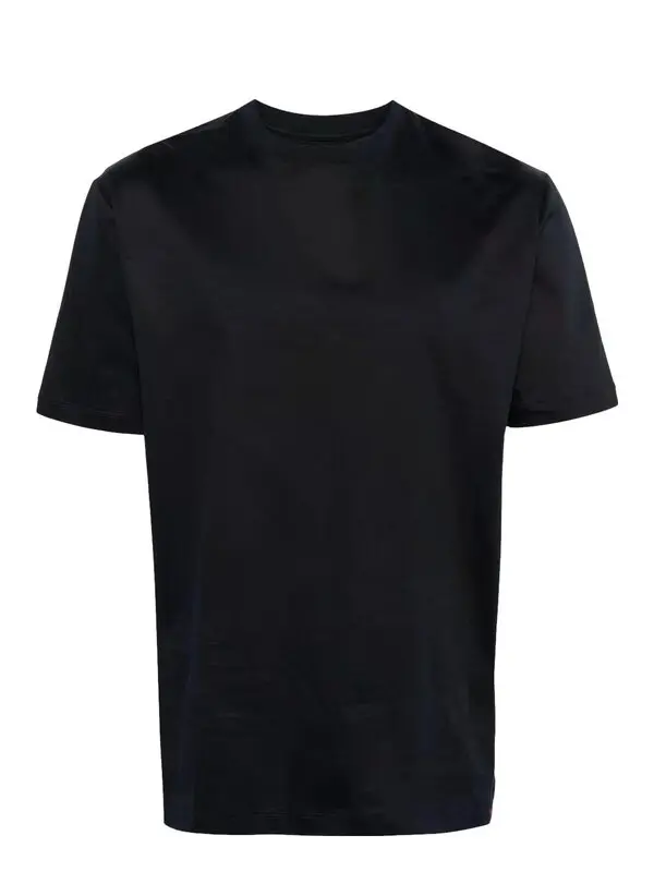 Kiton Short-sleeve Cotton T-shirt - Blue