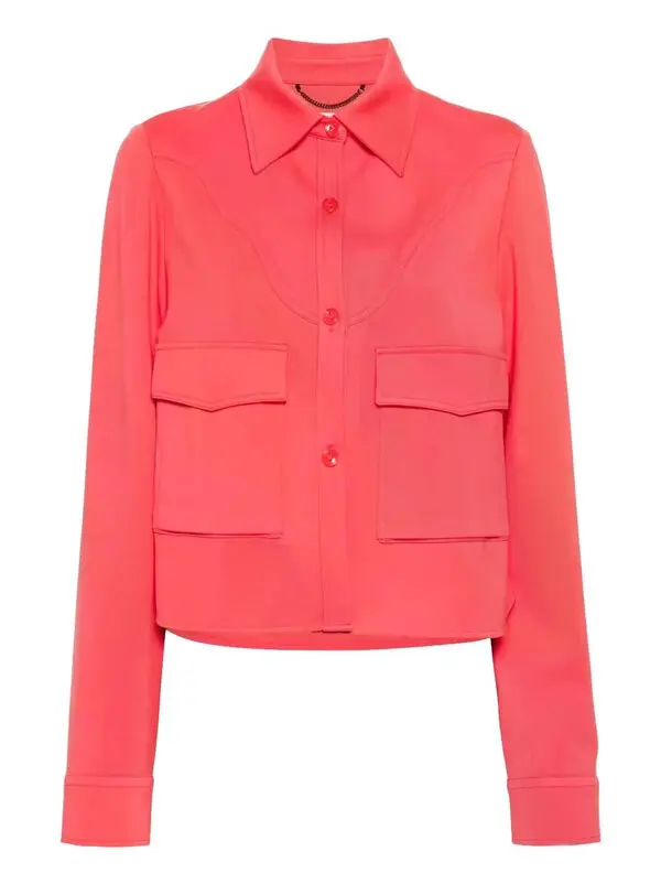 Dorothee Schumacher Yoke-detail Shirt Jacket - Pink