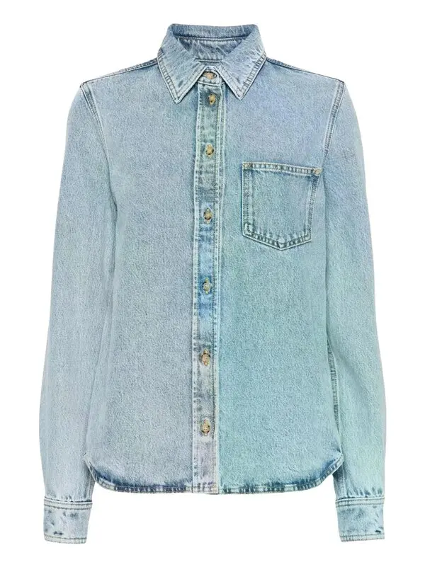 TOTEME Classic-collar Denim Shirt - Blue