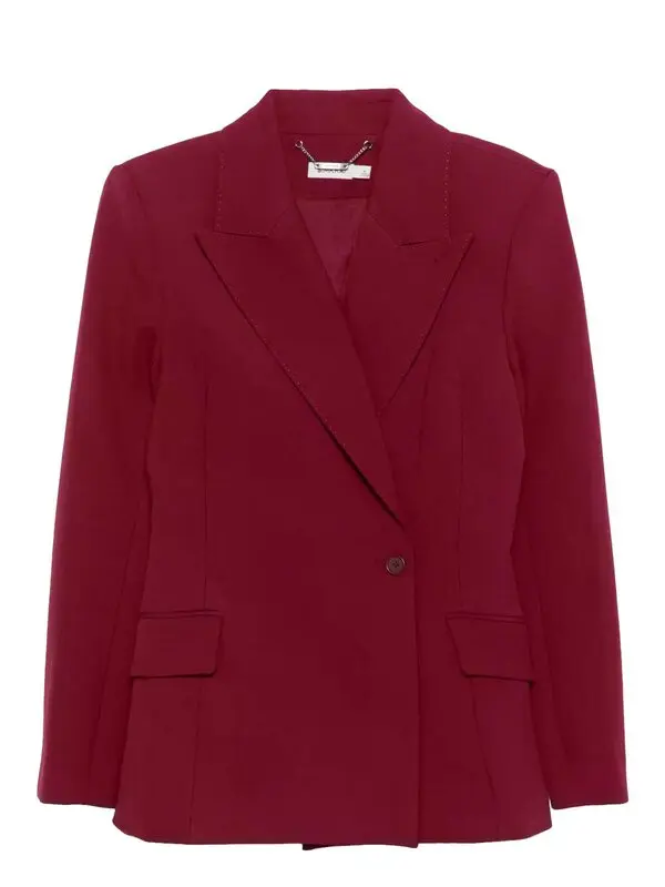 Simkhai Double-breasted Blazer - Red