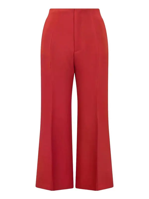 CALCATERRA Flared Trousers - Red