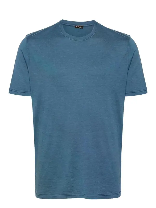 Kiton Round-neck T-shirt - Blue