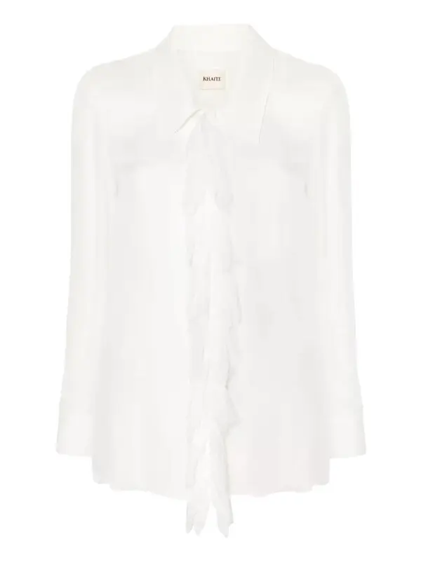 Khaite Luka Shirt - Neutrals