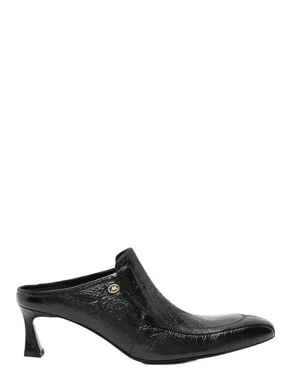 Martine Rose Snout 65mm Leather Mules - Blue