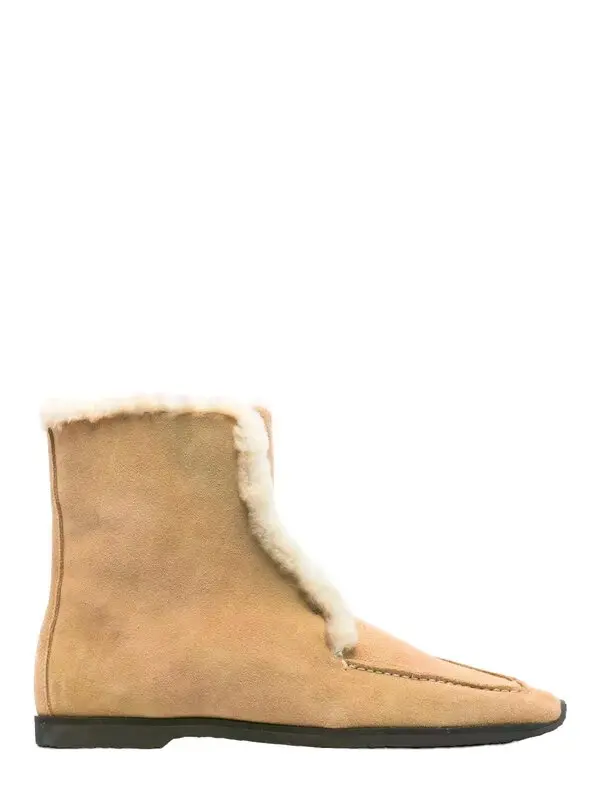 TOTEME Shearling-edge Boots - Brown