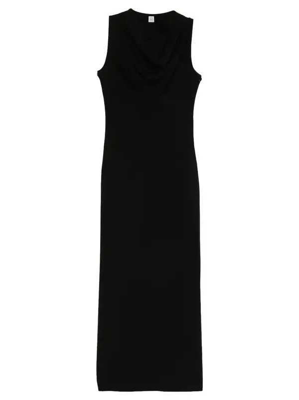 TOTEME Cowl-neck Maxi Dress - Black