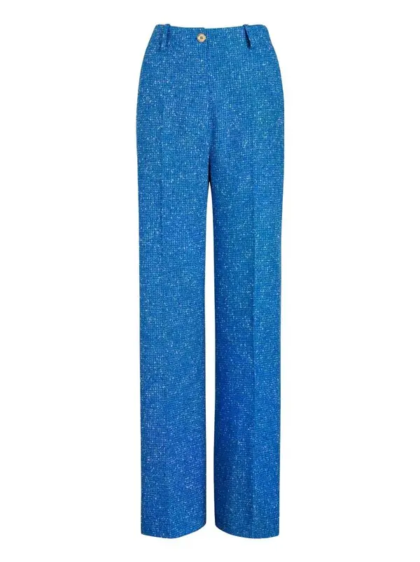 PATOU Iconic Tweed Trousers - Blue