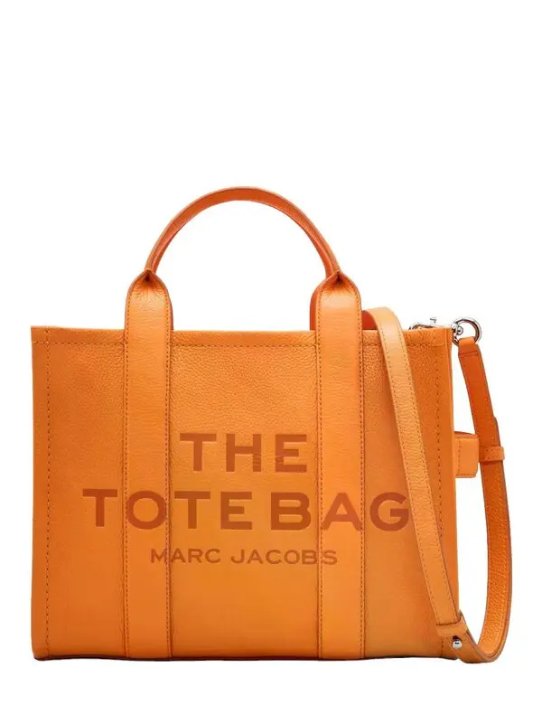 Marc Jacobs The Medium Leather Tote - Orange