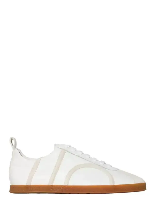 TOTEME Leather Low-top Sneakers - White