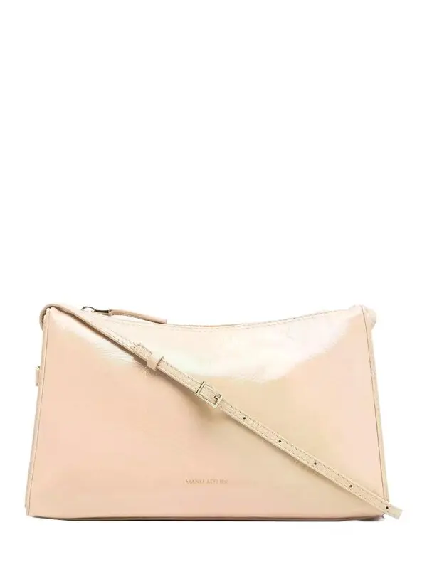 Manu Atelier Prism Leather Tote Bag - Neutrals