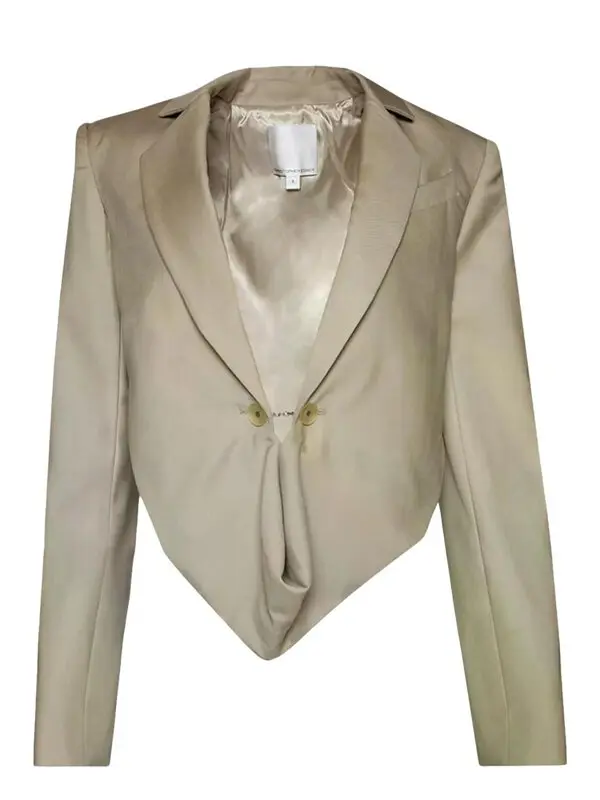 Christopher Esber Talus Cropped Blazer - Neutrals
