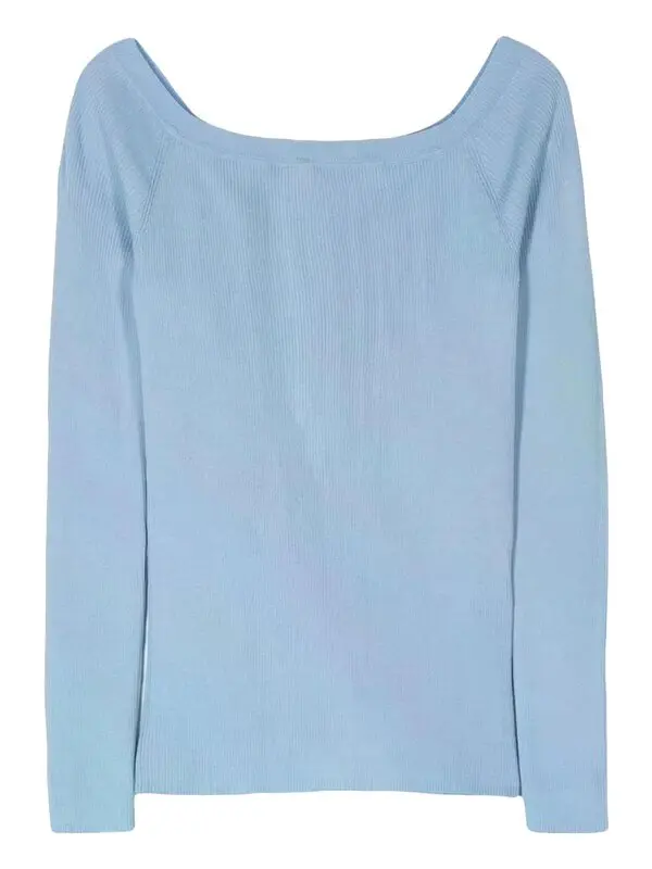 P.a.r.o.s.h Fine-ribbed Jumper - Blue
