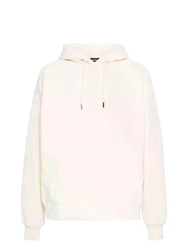 Jacquemus Le Hoodie Typo Top - Neutrals