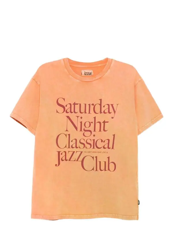 Izzue Printed T-shirt - Orange