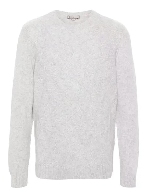 Herno Mélange Cashmere Jumper - Grey