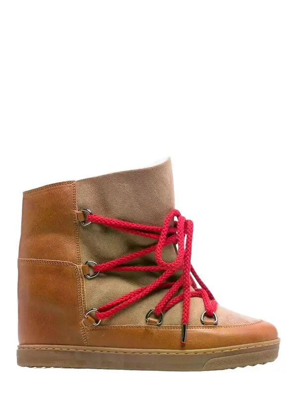 Isabel Marant Étoile Nowles Lace-up Ankle Boots - Brown