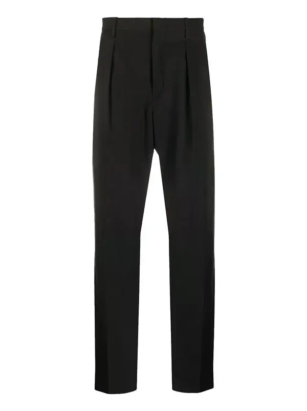 Valentino Garavani Pleated Detail Trousers - Black