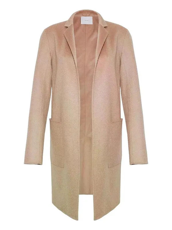 Adam Lippes Gina Open-front Cashmere Coat - Brown