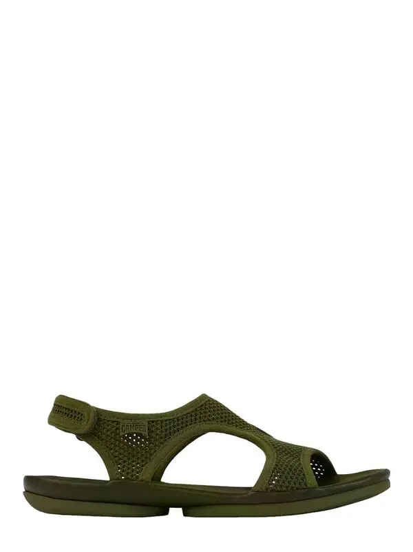 Camper Right Mesh Slingback Sandals - Green