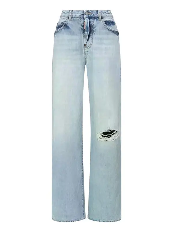 Dsquared2 Ripped-detail Jeans - Blue