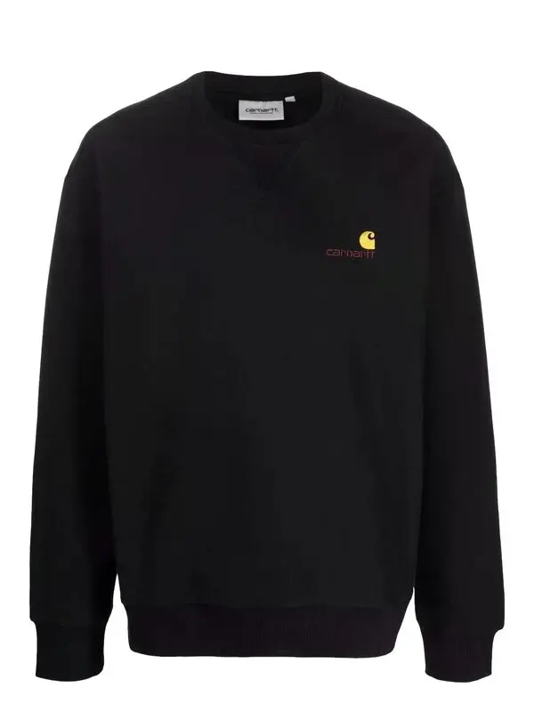 Carhartt Work In Progress Embroidered-logo Jumper - Black