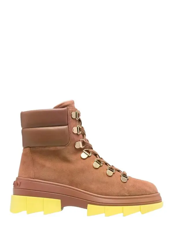 STUART WEITZMAN Noho Hiker Lace-up Boots - Brown
