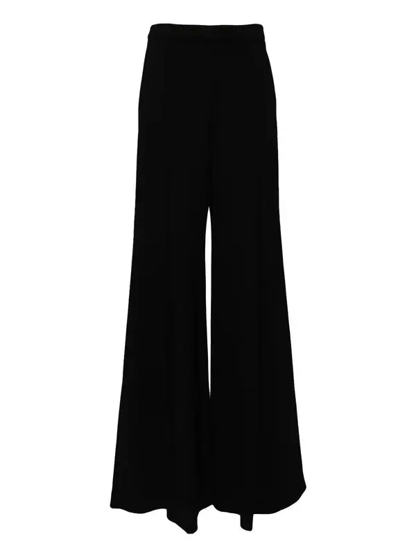Giambattista Valli High-rise Wide-leg Trousers - Black