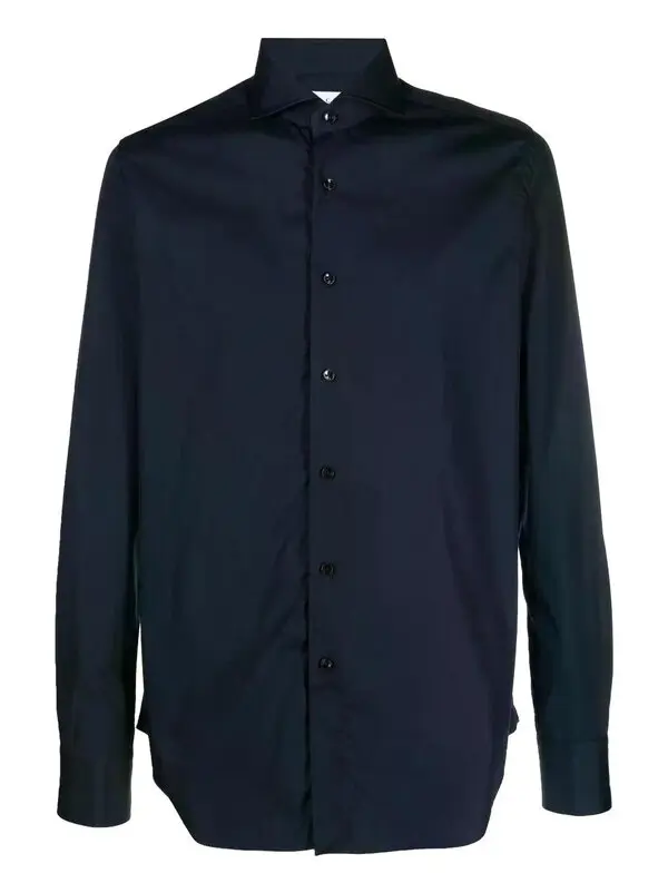 XACUS Wrinkle-free Tailored Travel Shirt - Blue