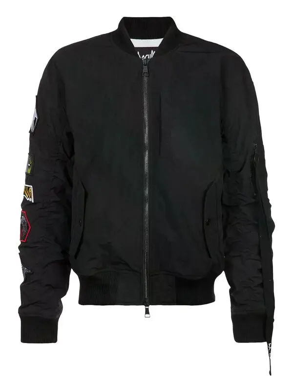 HACULLA. Pray For Revolution Bomber Jacket - Black