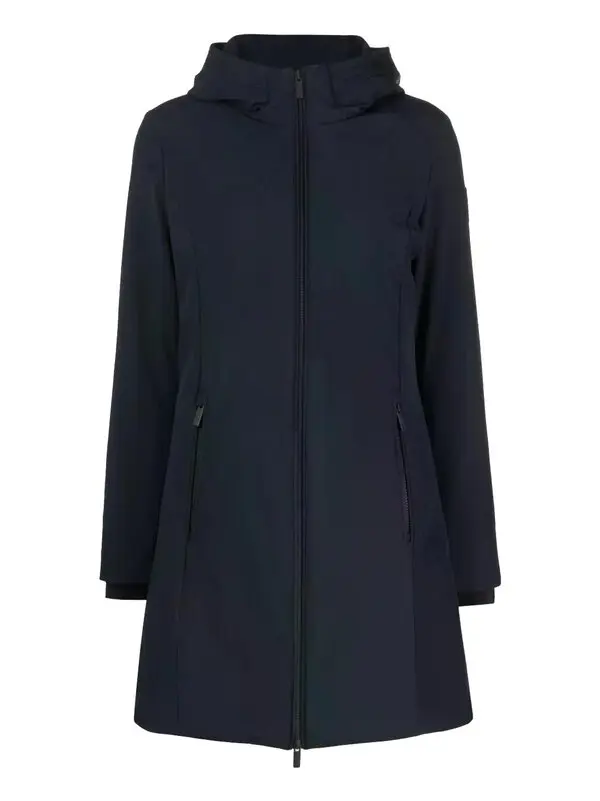 Woolrich Hooded Parka Coat - Blue