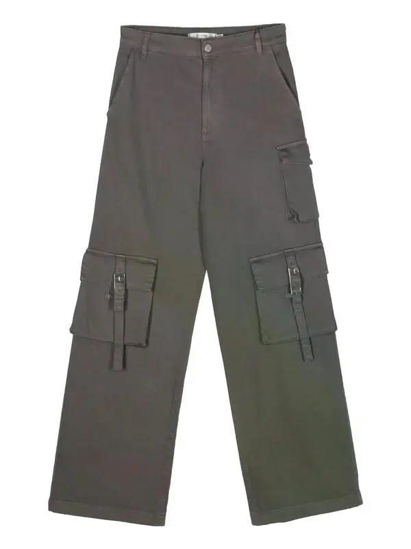 GESTUZ Mirzagz High-rise Cargo Pants - Grey