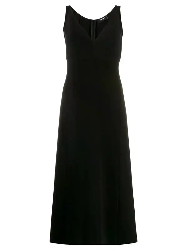 Dsquared2 Sleeveless Midi Dress - Black