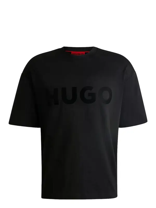 Hugo Logo-print T-shirt - Black