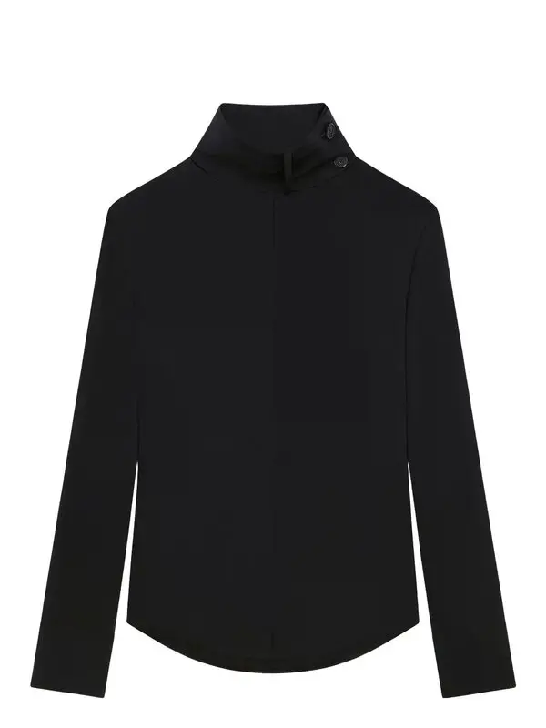 COURREGES Scarf-detail Blouse - Black