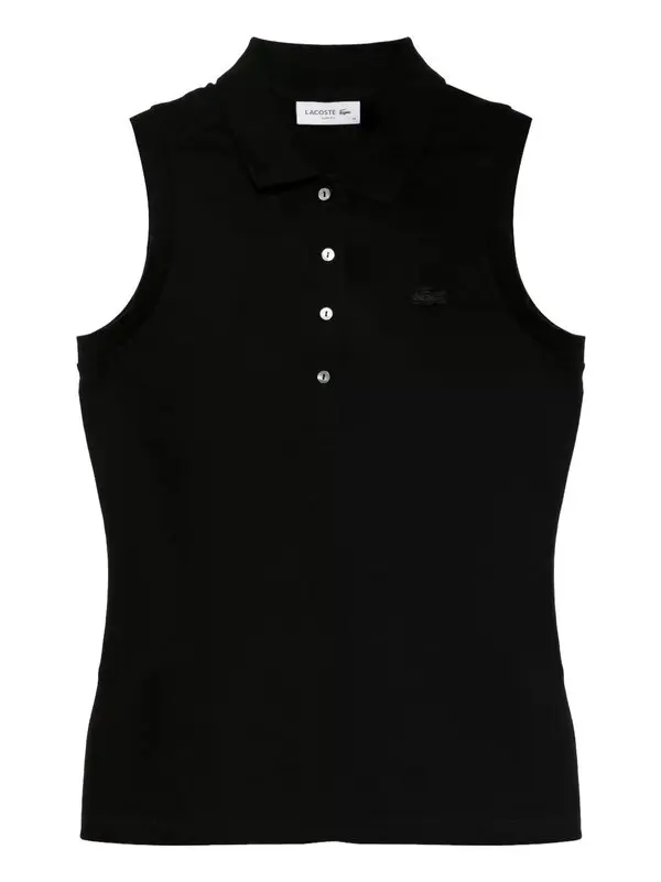 Lacoste Logo-patch Tank Top - Black