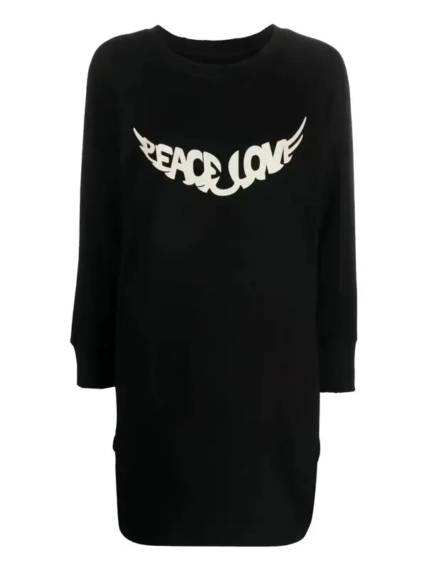Zadig&Voltaire Diaz Peace & Love Top - Black