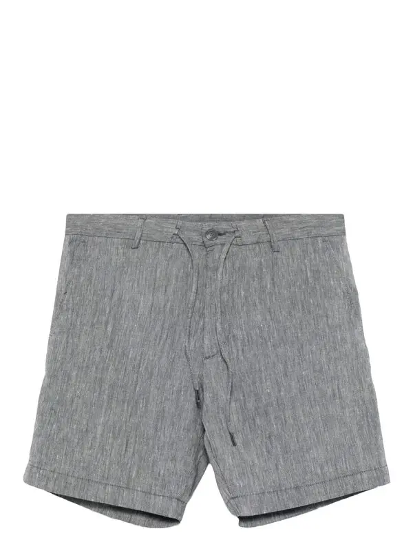 BOSS Drawstring-waistband Shorts - Grey
