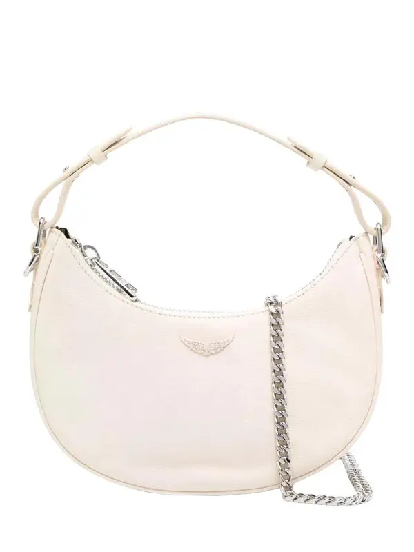 Zadig&Voltaire Moonrock Leather Shoulder Bag - Neutrals