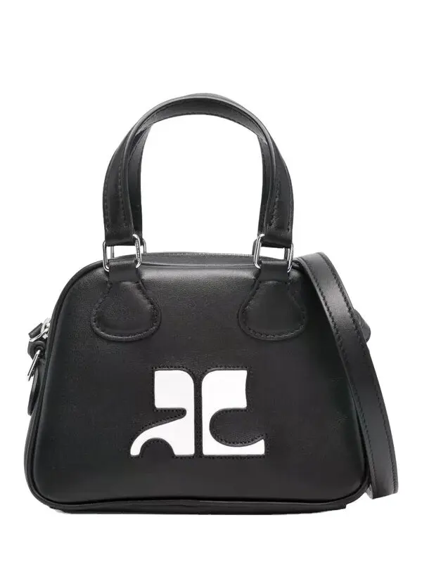 COURREGES Re-edition Bowling Bag - Black