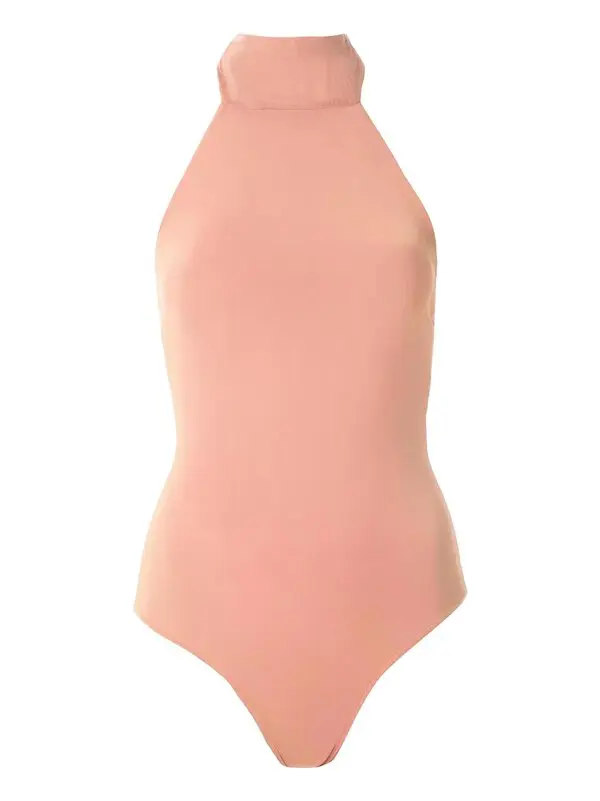 AMIR SLAMA Tie Neck Body - Neutrals