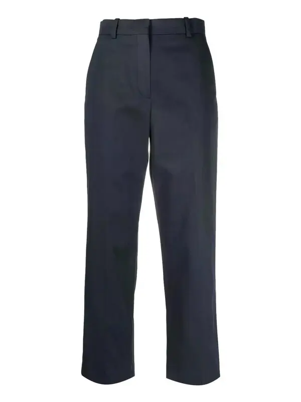 Kenzo Cropped Tailored Trousers - Blue