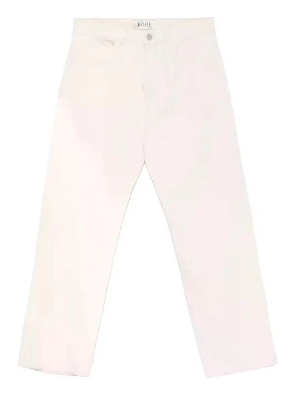 RÓHE Straight-leg Jeans - Neutrals