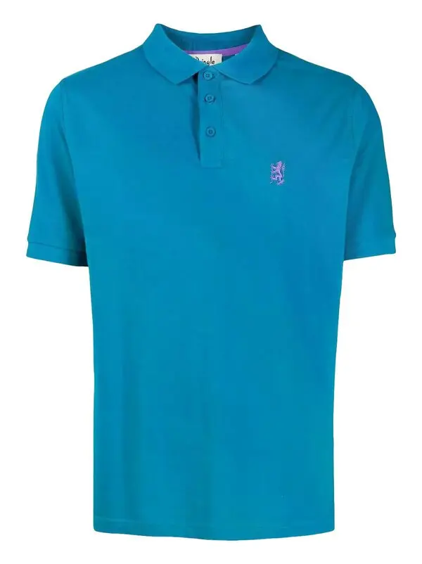 Pringle Of Scotland Heritage Golf Cotton Polo Shirt - Blue