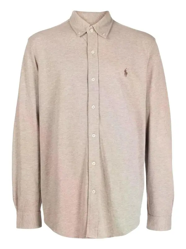 Polo Ralph Lauren Polo Pony Cotton Shirt - Neutrals