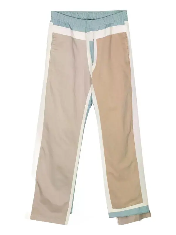 Needles Patchwork Straight-leg Trousers - Neutrals