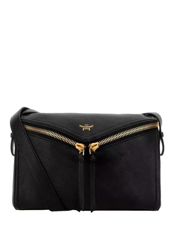 Mcm Diamant 3d Crossbody Bag - Black